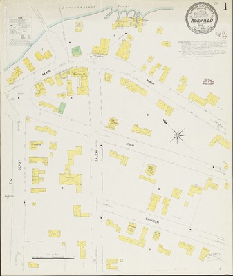 "Kingfield, 1908 " by Sanborn Map Company