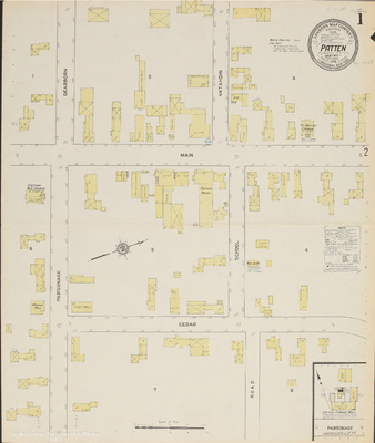 "Patten, 1912 " by Sanborn Map Company