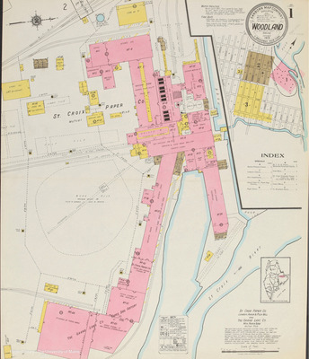 "Woodland, 1919 " by Sanborn Map Company