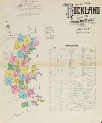 "Rockland, 1912 " by Sanborn Map Company