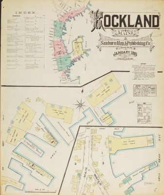 "Rockland, 1885 " by Sanborn Map & Publishing Co.