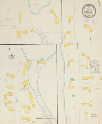 "Mars Hill, 1906 " by Sanborn Map Company