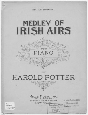 "Medley Of Irish Airs " by Harold Potter