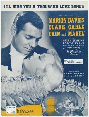 "I'll Sing You A Thousand Love Songs " by Harry Warren and Al Dubin