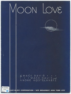 "Moon love " by Mack David, Mack Davis et al.
