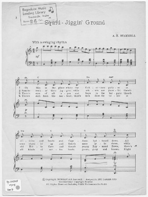 "Squid-jiggin' ground " by Arthur Reginald Scammell