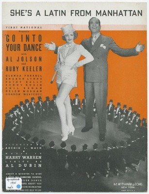 "She's A Latin From Manhattan " by Harry Warren and Al Dubin