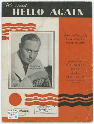 "Hello Again " by Charles O'Flynn, Frank Weldon et al.