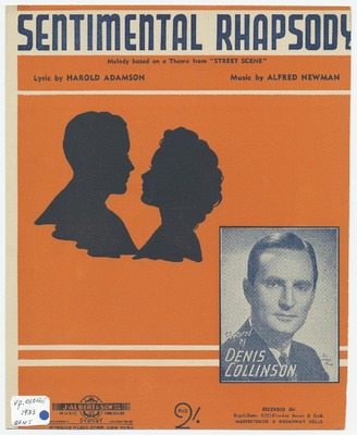 "Sentimental Rhapsody " by Alfred Newman and Harold Adamson