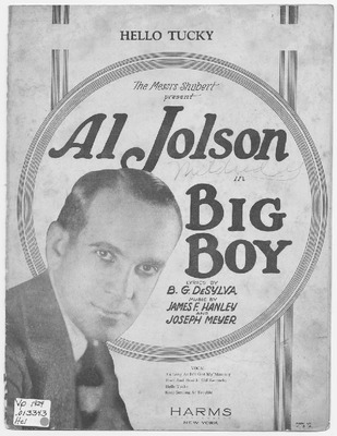 "Hello 'Tucky! " by James F Hanley, Joseph Meyer et al.