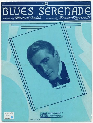 "A Blues Serenade " by Frank Signorelli and Mitchell Parish