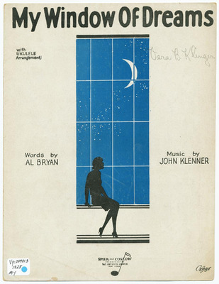 "My Window Of Dreams " by John Klenner, Alfred Bryan et al.