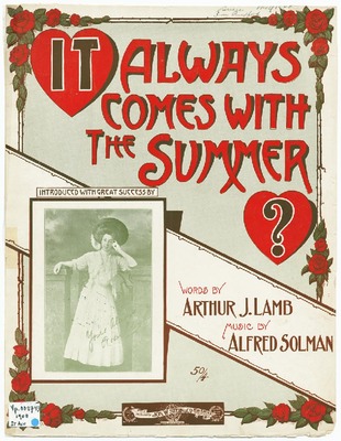 "It Always Comes with the Summer " by Alfred Solman and Arthur J Lamb