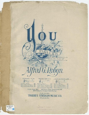 "You. " by Alfred G Robyn and H.D Pittman