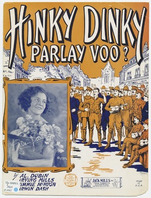 "(What Has Become of) Hinky Dinky Parlay Voo " by Irwin Dash, Al Dubin ...