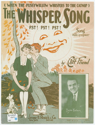"The Whisper Song : Pst! Pst! Pst! " by Cliff Friend